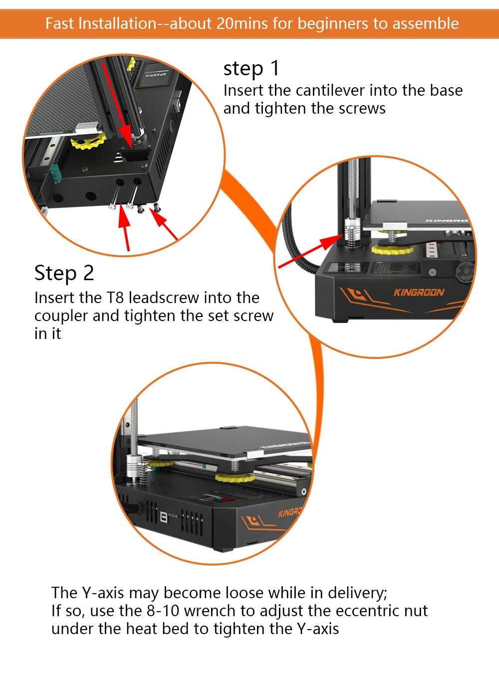 Official Kingroon KP3S Pro S1 Wholesale Price FDM 3D Printer