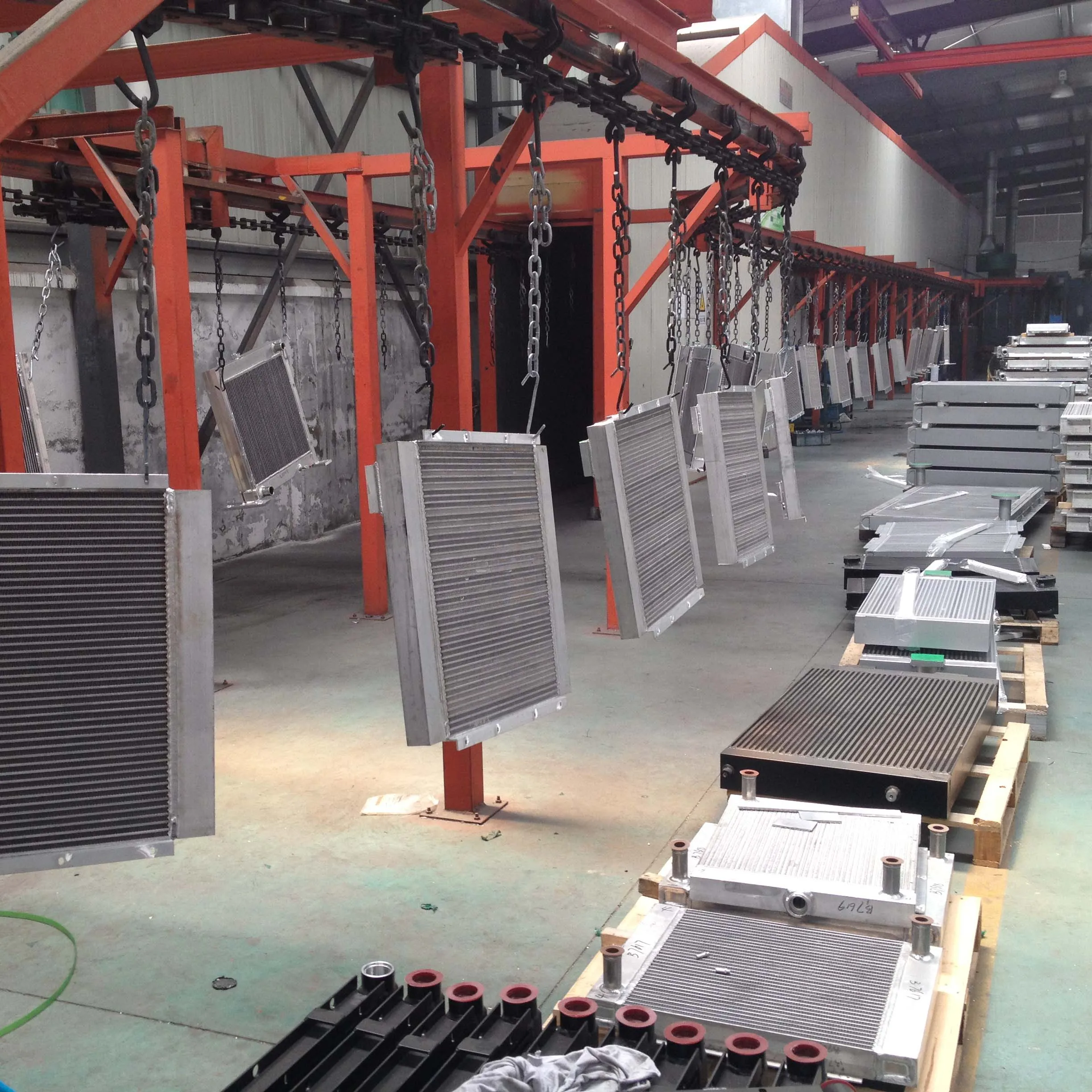 Aluminum Plate Bar Cooler Excavator Radiator Uh025 Hydraulic Oil Cooler ...