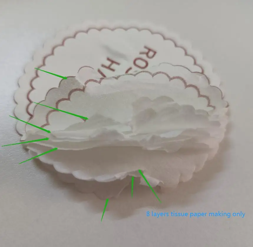 8 Layers Tissue Coaster - Sustainable & Stylish Decor