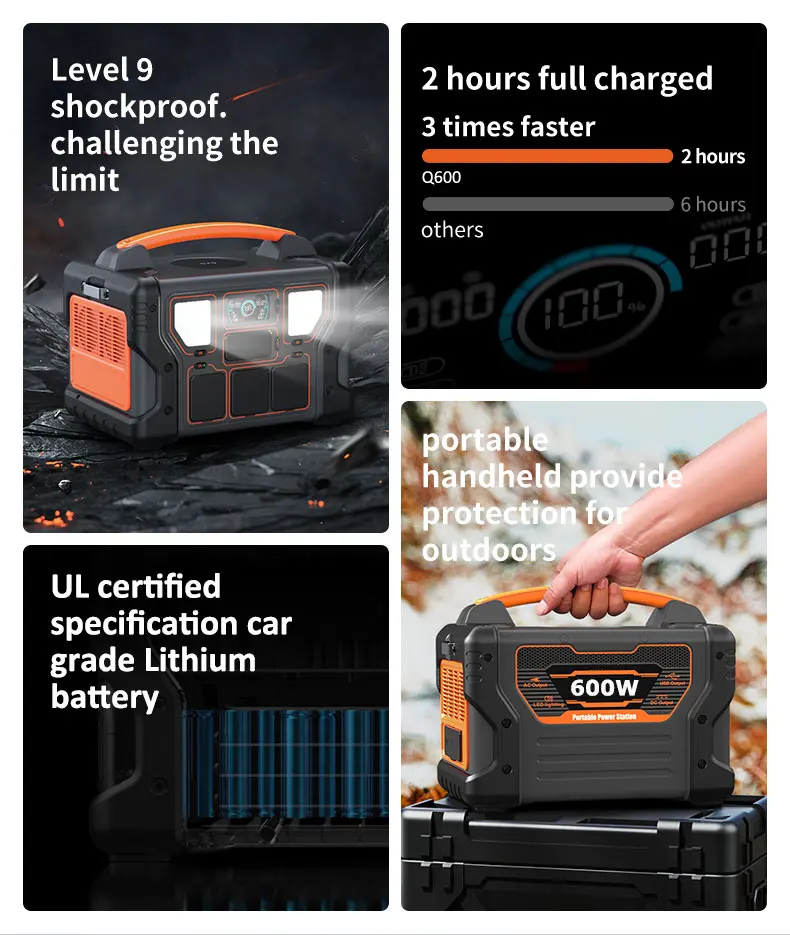 Cheap Price Portable Power Supply Station 600w Rechargeable Solar ...