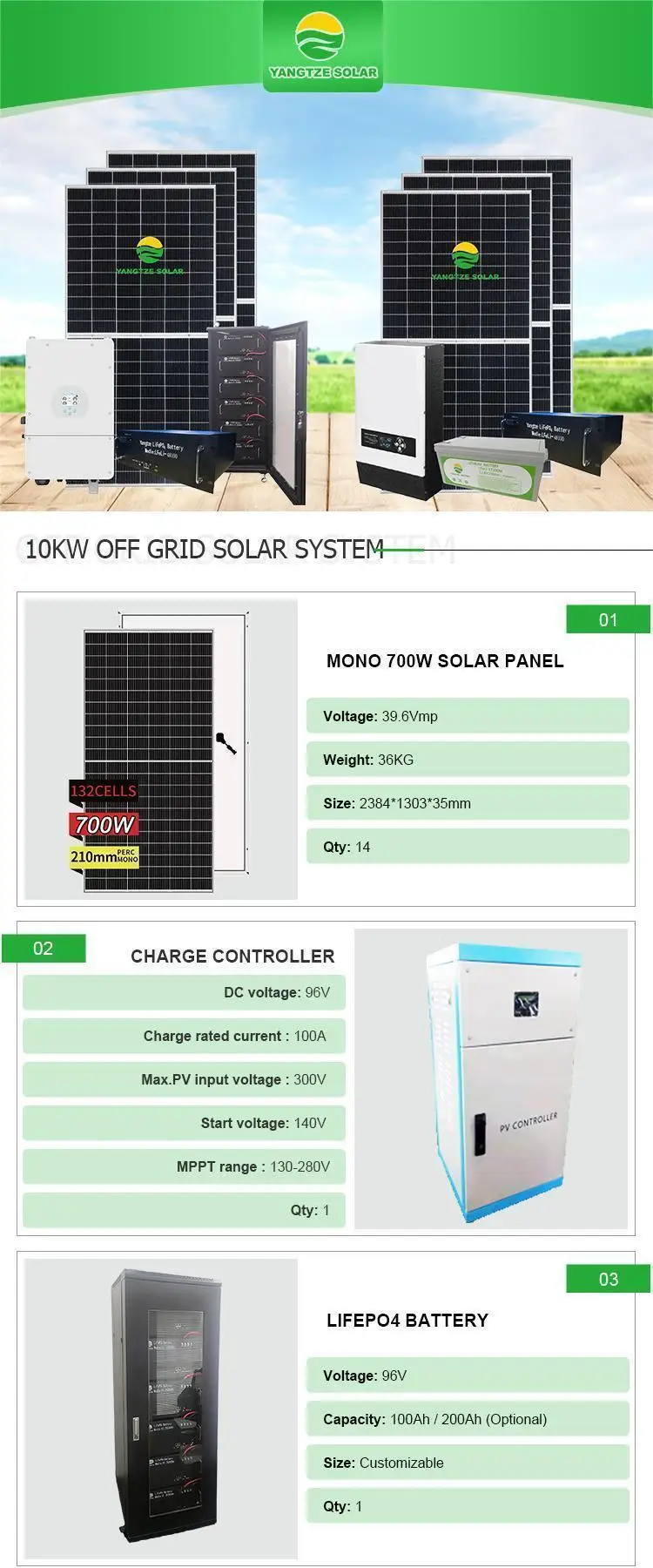 8 kw 10 kw Hybrid Solar and Wind Power Generator for Home Solar Battery ...