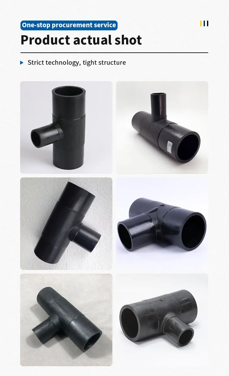 T90 Fire Fighting Pipe Fitting Butt Weld Straight Reducing Tee Hdpe ...