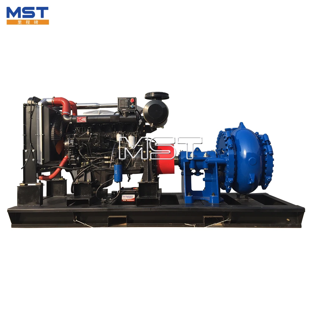 1000m3/hr Discharge Horizontal Diesel Engine Sand Dredge Pump
