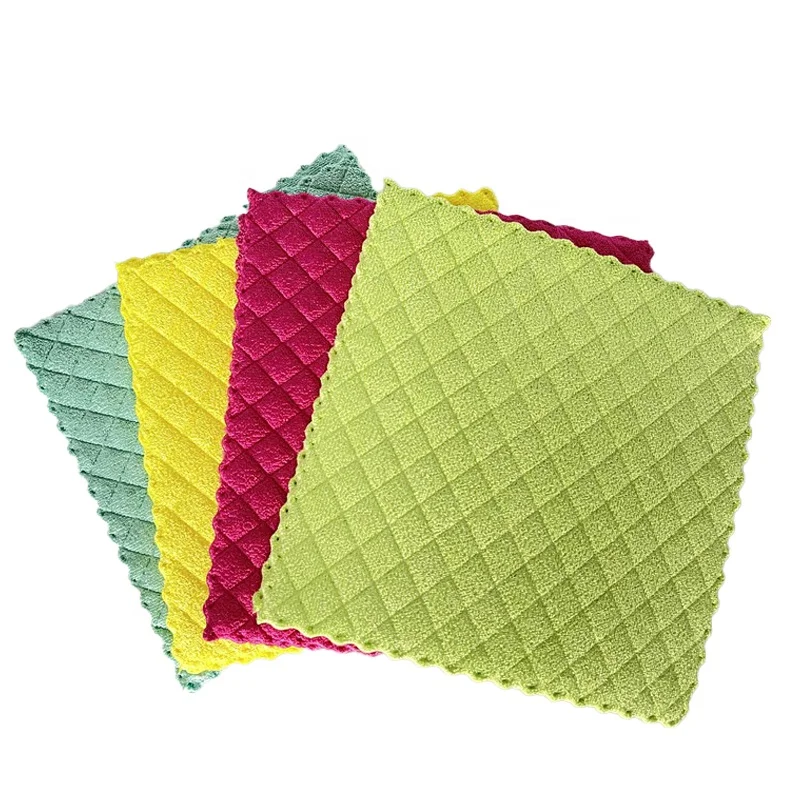 Reusable Disposable Scouring Pad Eco Friendly Plain Kitchen Cloth Dish ...