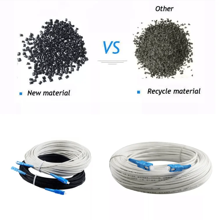 Gjyxfch Steel Wire Drop Cable Outdoor Patchcord Sc Upc G657a2 Ftth Flat ...