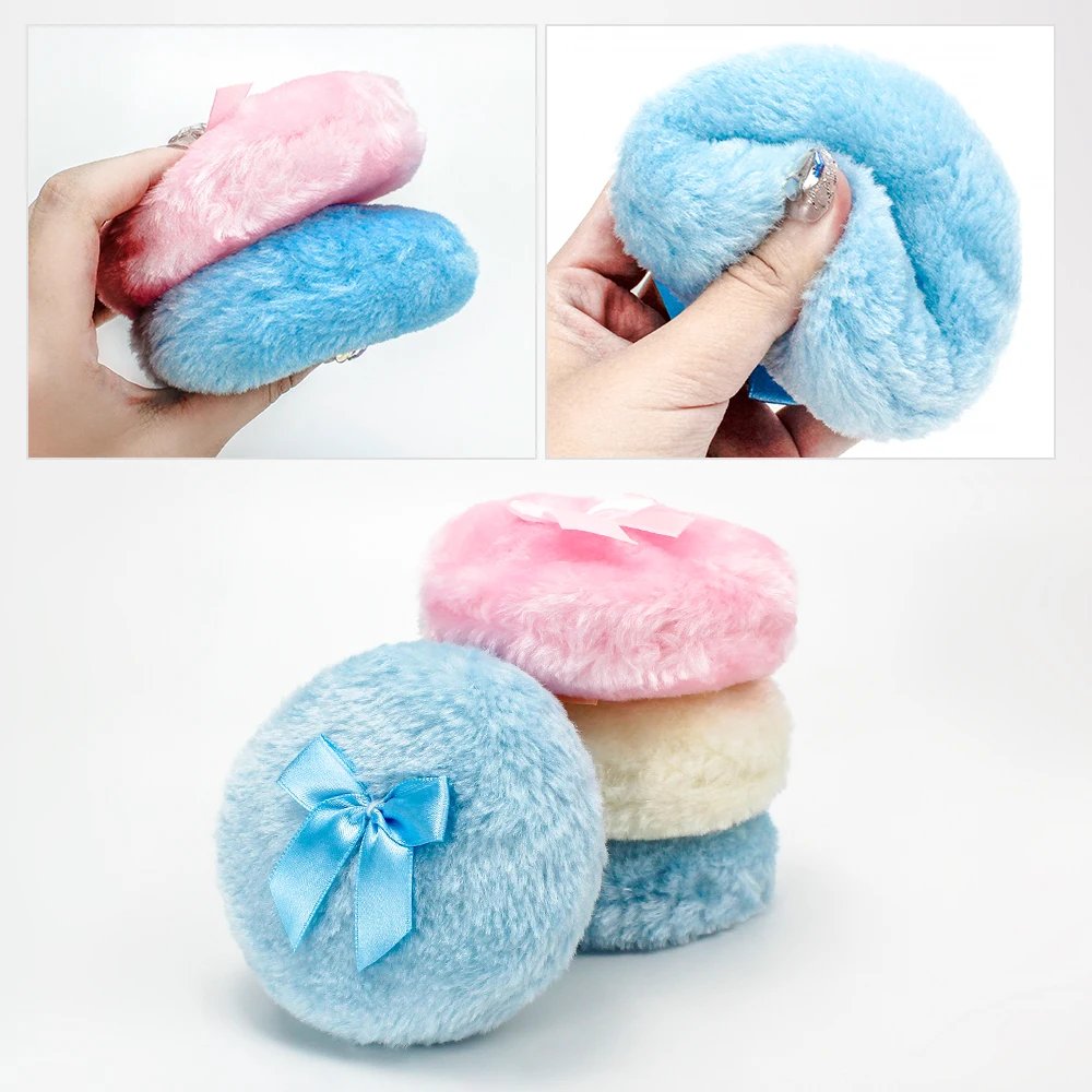 Wholesale 10*3cm Pink Cute Bowknot Powder Blending Loose Powder Mineral ...