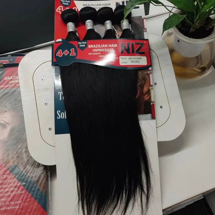 Wholesale Human Hair Bundles with Closure Frontal One Package