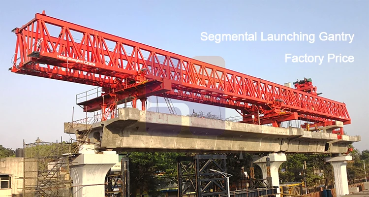 Metro Segment Concrete Bridge Launching Girder Crane Bridge Launching ...
