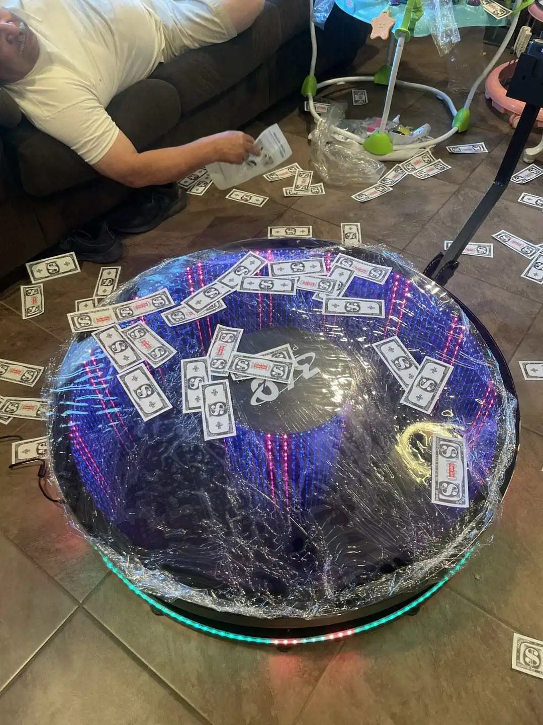 360 Photobooth Automatic Spin Photo 360 Glass Photo Booth 360 for 4 ...