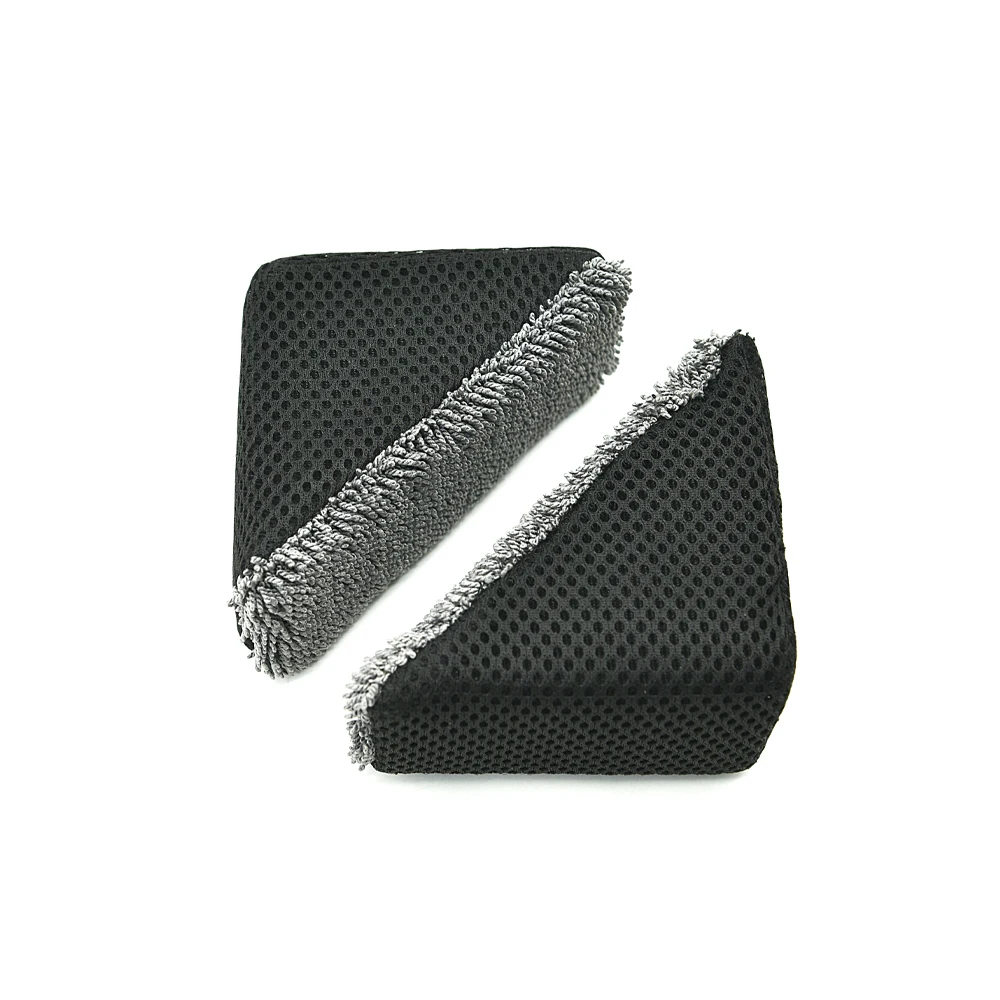 Pinkdetail Car Detailing Tire Shine Applicator Pad Twisted Microfiber ...