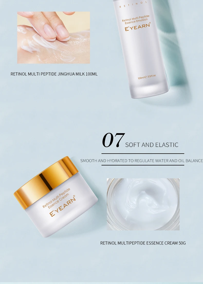 Retinol Multi Peptides 11-Piece Anti-Aging Skin Care Set for All Skin ...