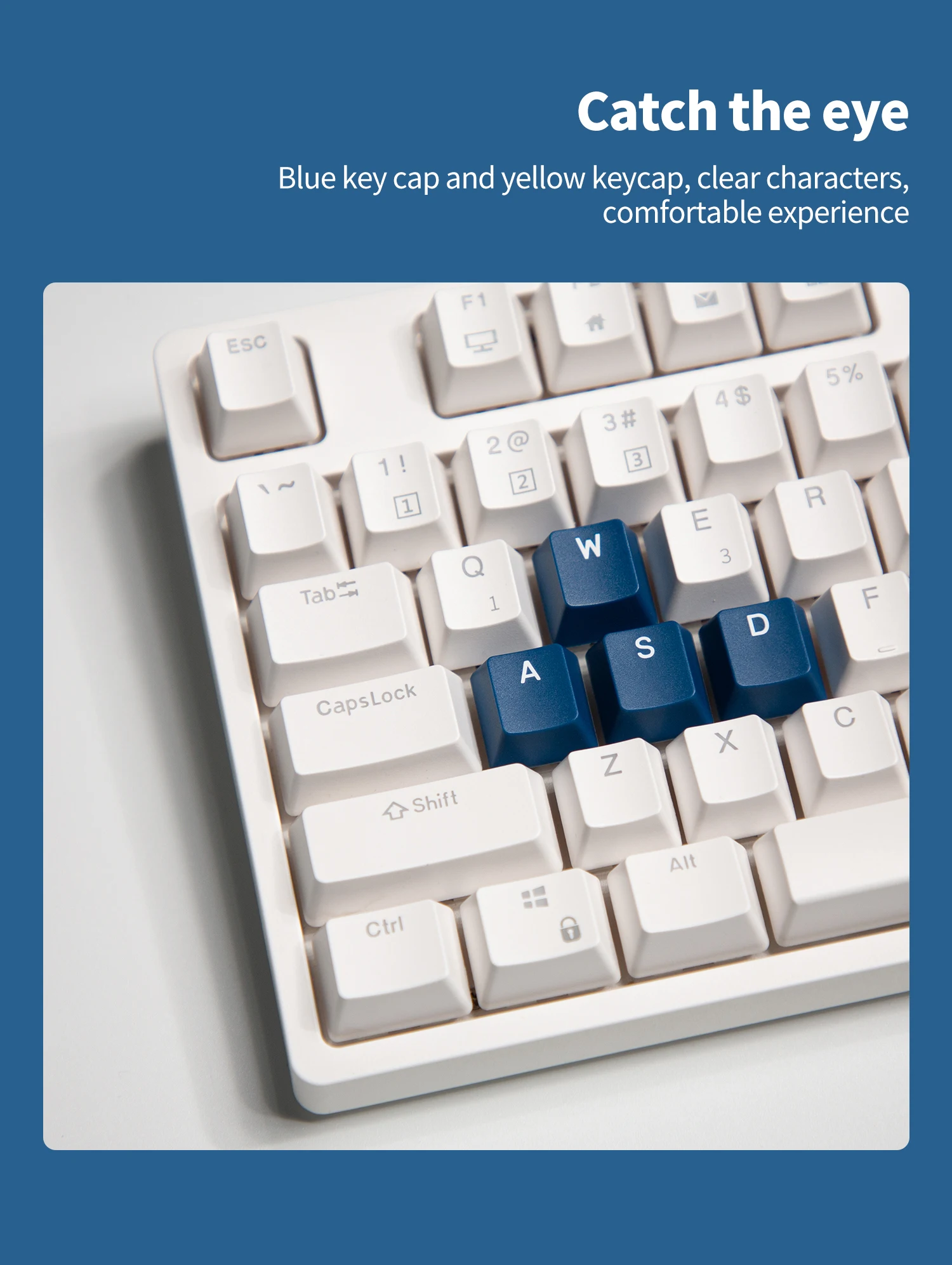 Royal Kludge Custom Colorblock Keycaps 115 Keys Three Color Keycaps Pbt ...