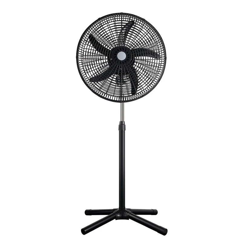 18-inch Industrial Floor Fan Five-leaf Wind Power Shaking Cross Base ...