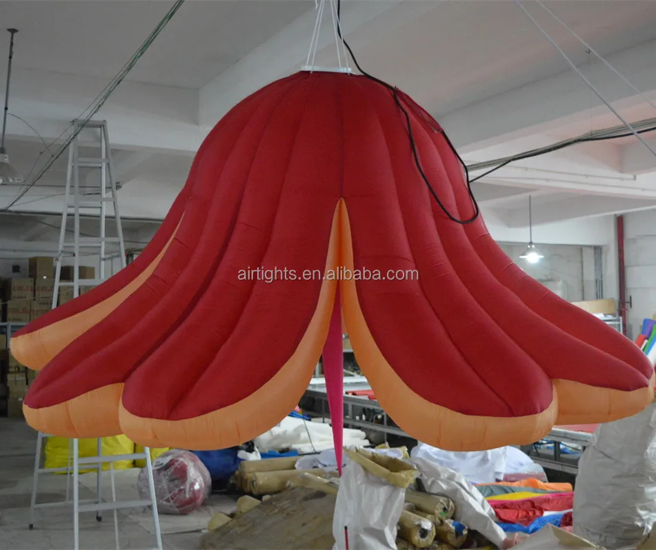 Different Colors 1.5m Diameter Attractive Inflatable Hanging Light ...