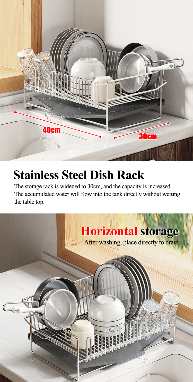 Stainless Steel Kitchen Corner Dish Rack Over Sink - Buy Stainless ...