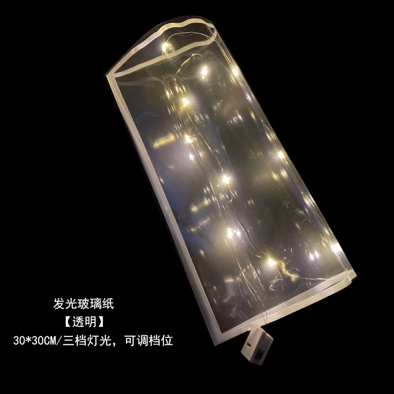 Korean Paper for Flowers - Cellophane LED Light Wraps