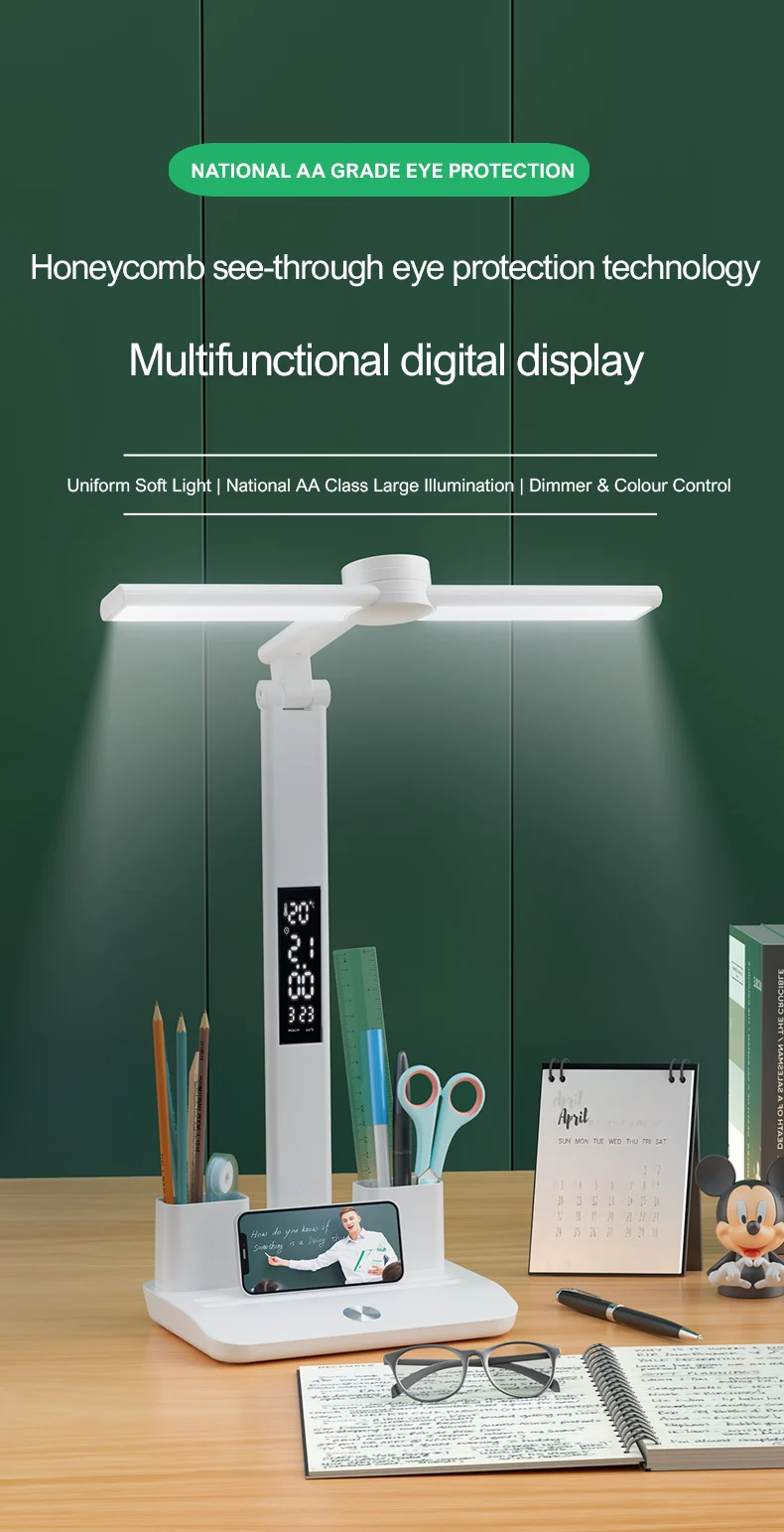 Customized New Modern Led Night Light With Temperature/time/date ...