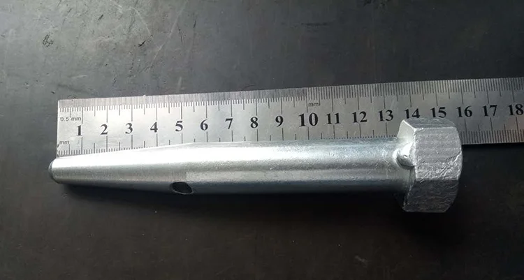 Cold Forged Galvanized Doka Formwork Connecting Pin 10cm