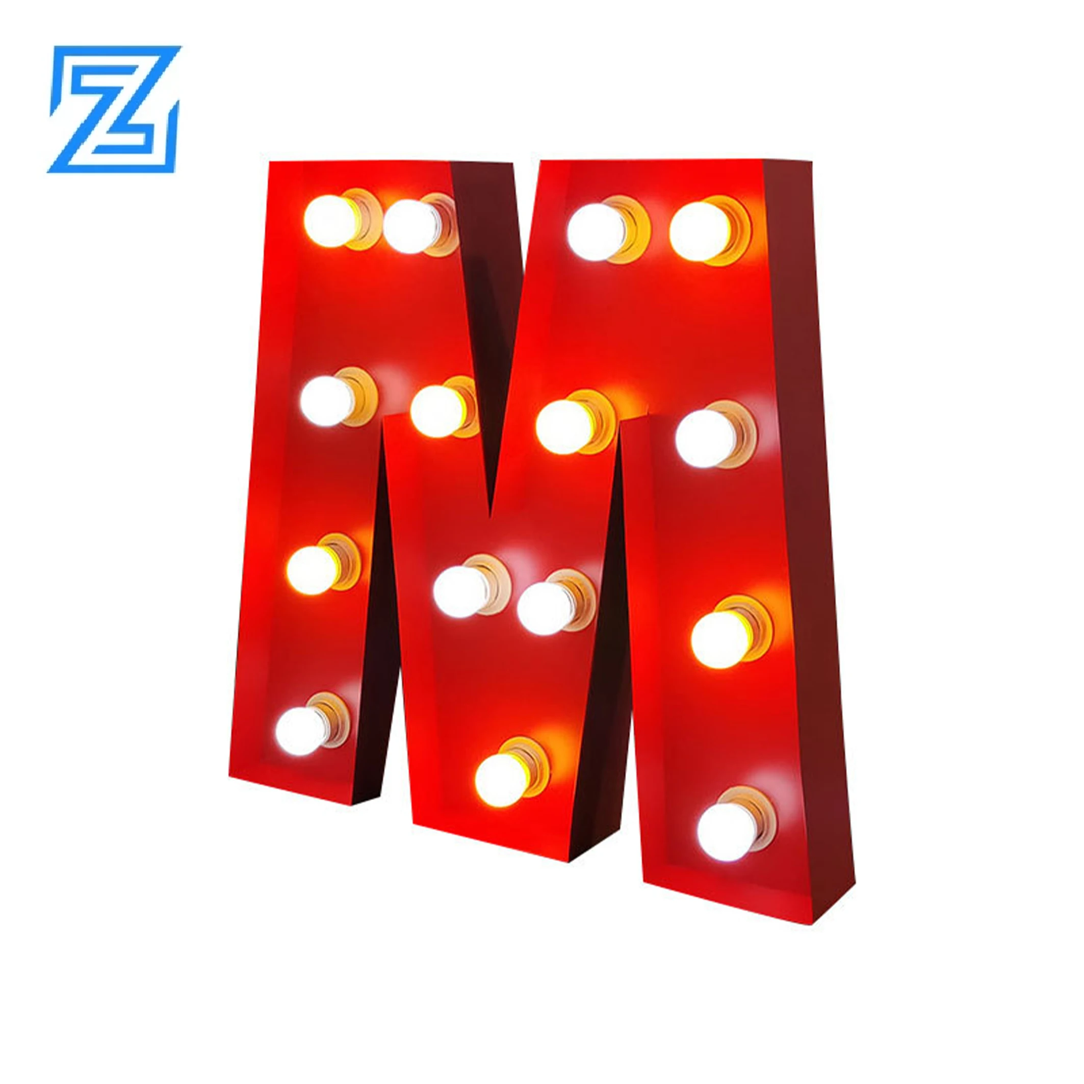 3d Metal Electronic Signs 4 Ft Oh Baby Led Letters 4ft Marquee Numbers ...