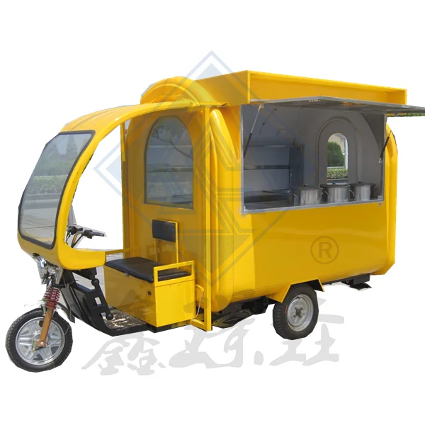 Electric three wheeled dining car, multifunctional stall truck, outdoor ...