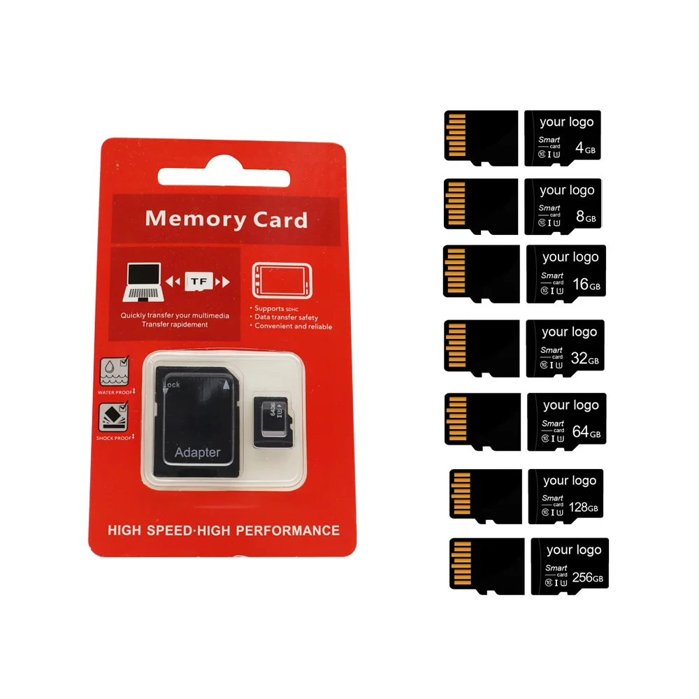 Wholesale 32GB 64GB 128GB 256GB Flash Micro TF SD Memory Card Class 10 ...