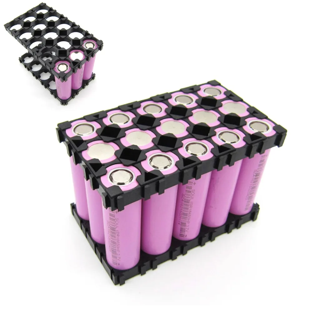 Customizable ABS Plastic Battery Cell Holders - 18650/26650/21700/32650
