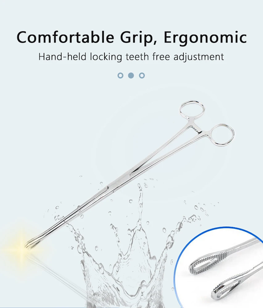 Hospital Sponge Holding Forceps Surgical Instrument Stainless Steel ...