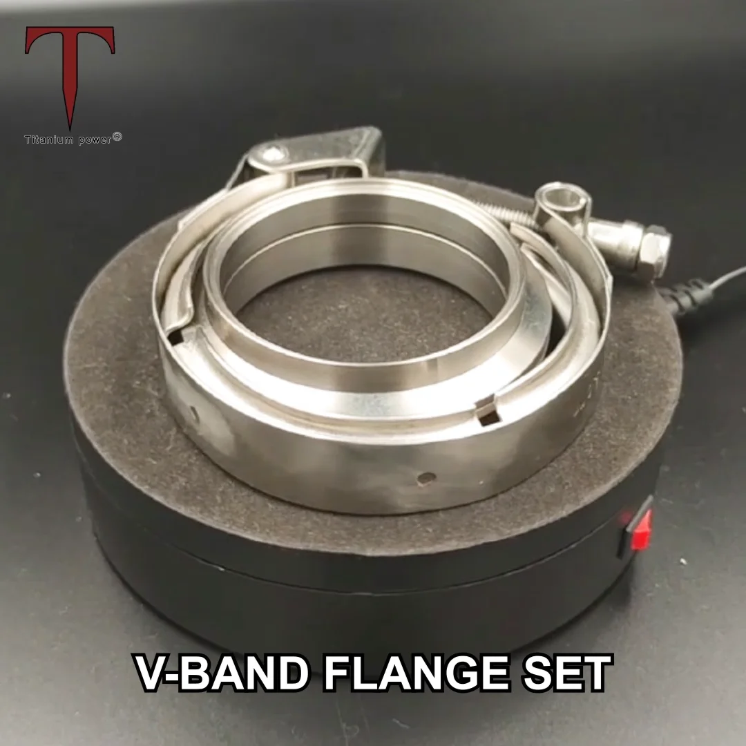 Tanium Customizable V-band Flange Titanium Vanjen Set Exhaust Pipe ...