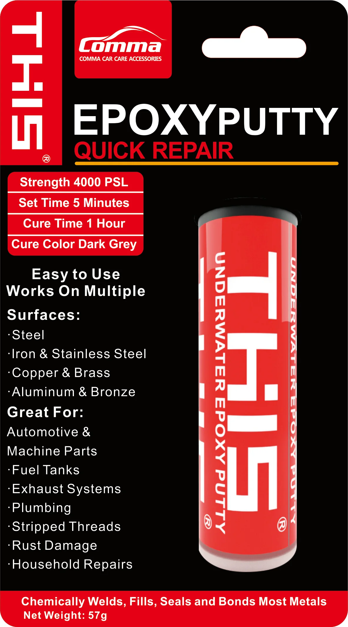 Epoxy Resin Putty Epoxy Metal Repair Putty for Iron Casting Sculpting ...