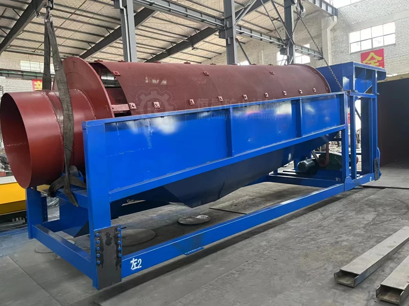 High Productivity Rotary Drum Compost Screen - 1 Year Warranty