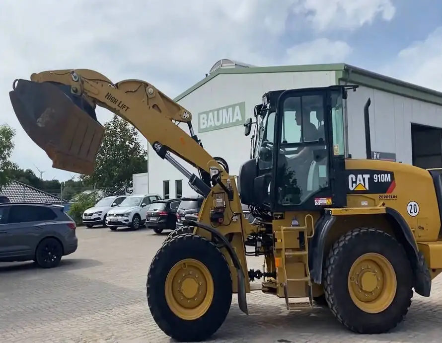 910m Mini Wheel Loader Earth-moving Machinery 1ton Used Small Loader ...