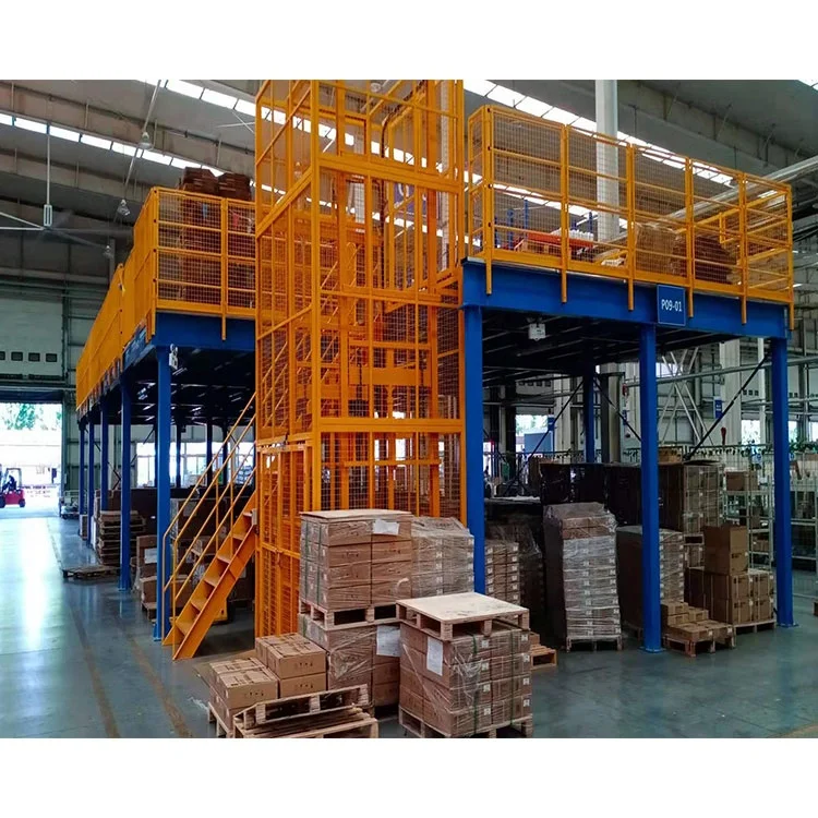 Mezzanine Floor Industrial Warehouse Rack Storage Rack Platforms High ...