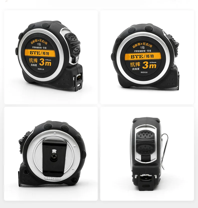 3m Long And 16mm Wide Metric Waterproof Ruler Measurements Abs Rubber ...