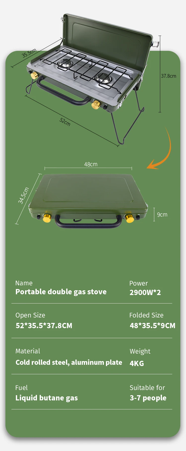Lightweight Must-Have Family Camping Stove for Road Trips Simple Style ...