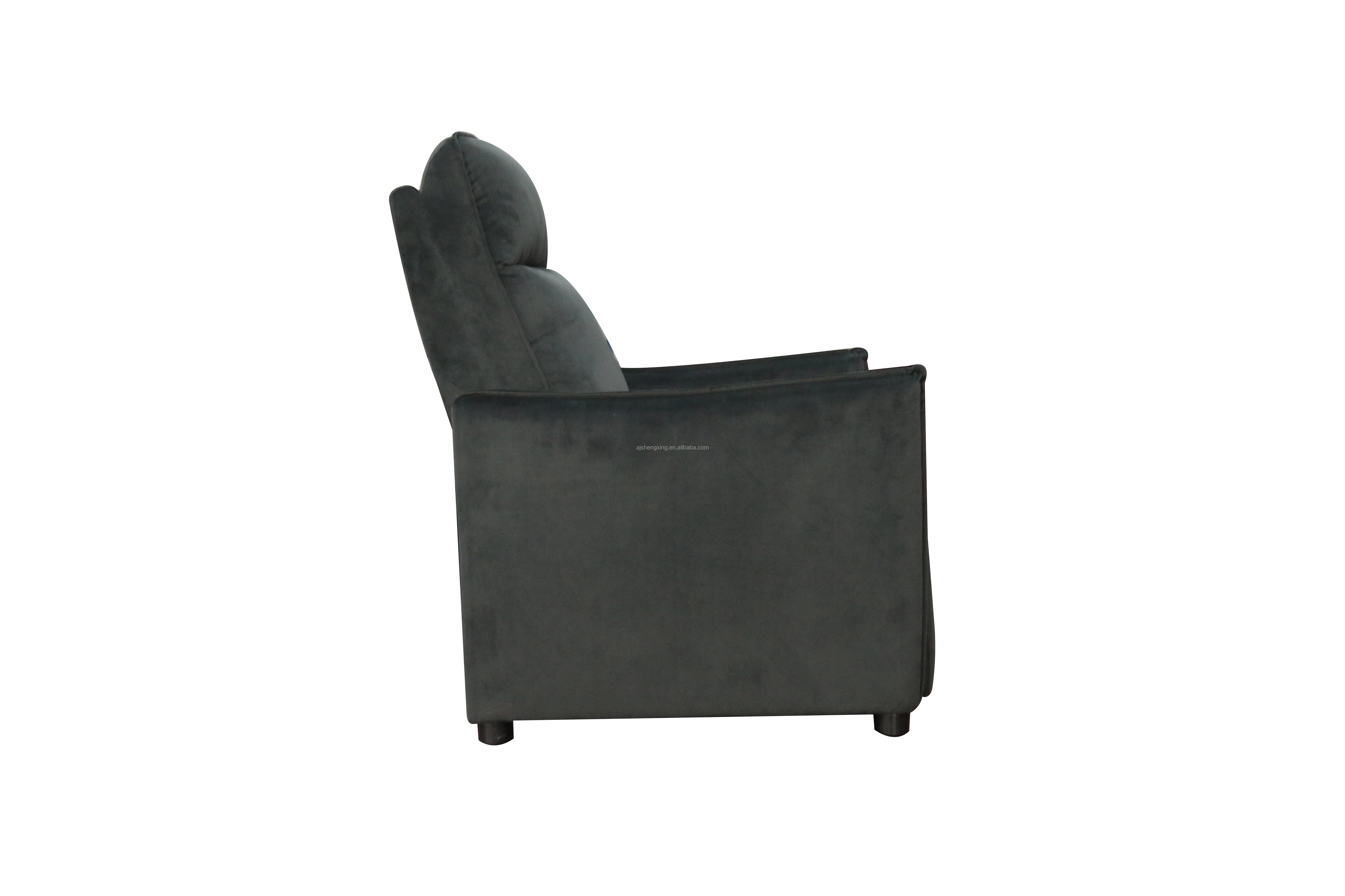 Modern Sx-81226 One-seat Extendable Metal Frame Recliner With Fabric ...