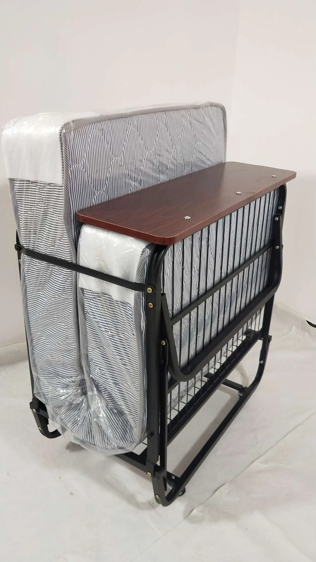 Hot Sale 20cm Spring Mattress Rollaway Bed Hotel Bed Extra Folding Bed ...