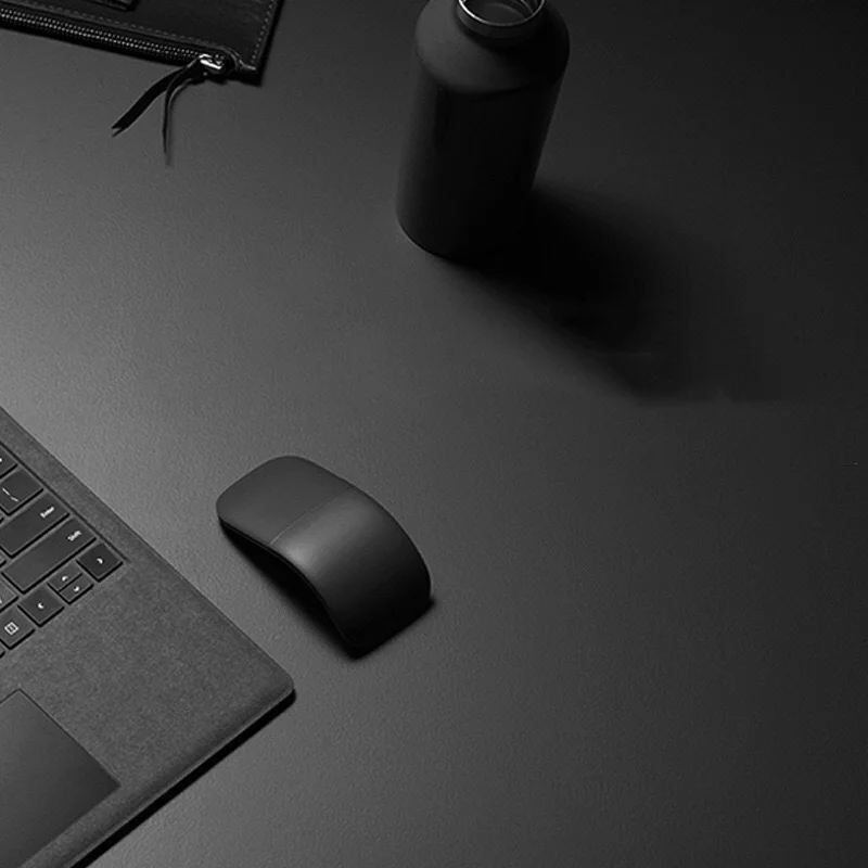 Bt 4.0 Folding Wireless Mouse Arc Touch Roller Computer Silent Mouse ...