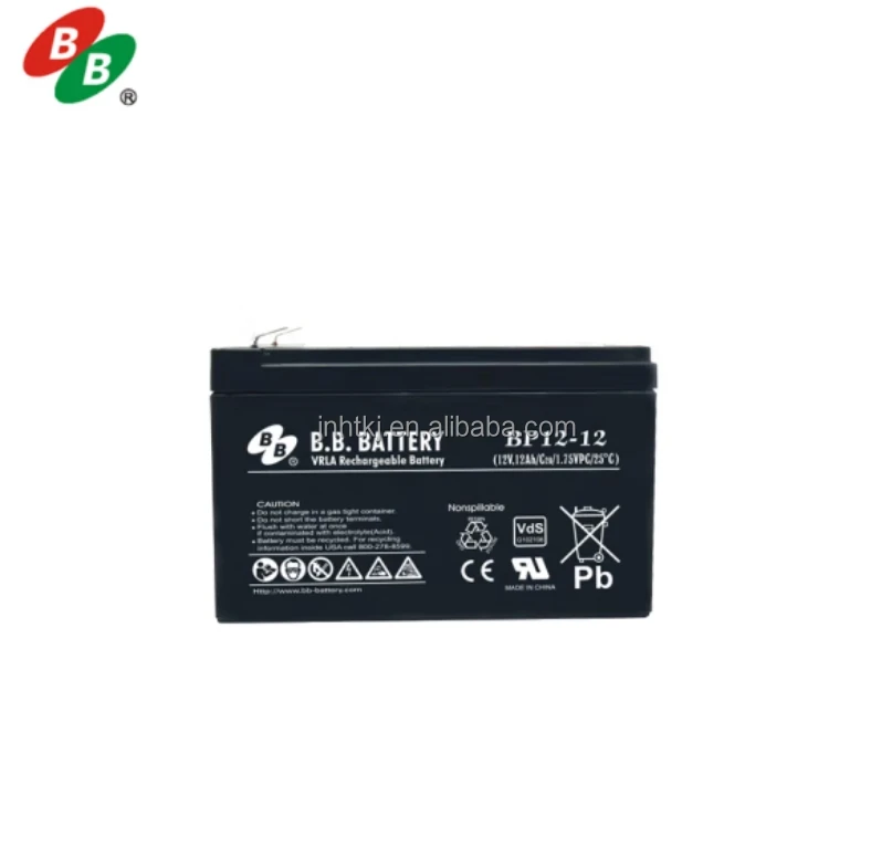BB Battery BP12-12 12V 12Ah Lead Acid UPS Battery for Reliable Power ...