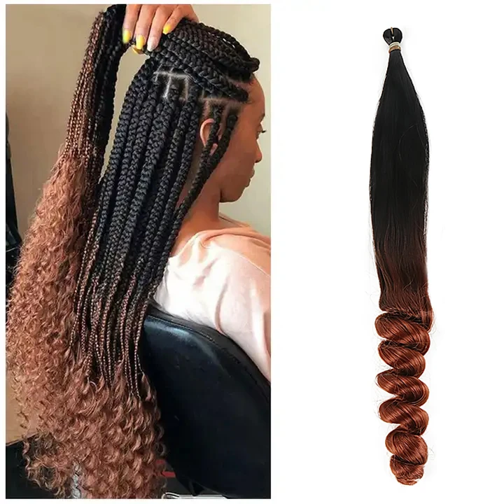 Julianna Crochet Braid Pre Stretched French Curls