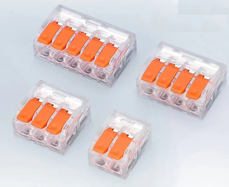 Universal Compact Conductor Terminal Block Lever Home Wire Connector,2 ...