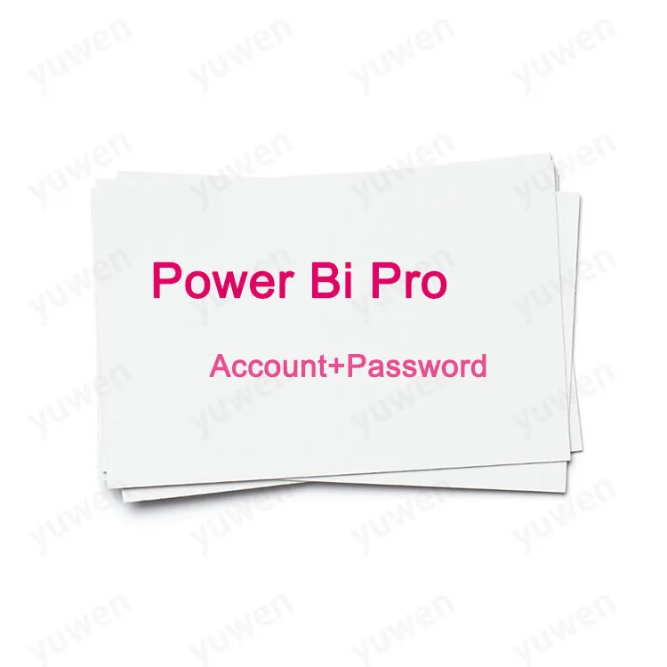 Ms Power BI Pro Account and Password Lifetime License Online Activation ...