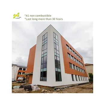 A1 Fireproof Modern Building Exterior Wall Cladding Fire Rated ...