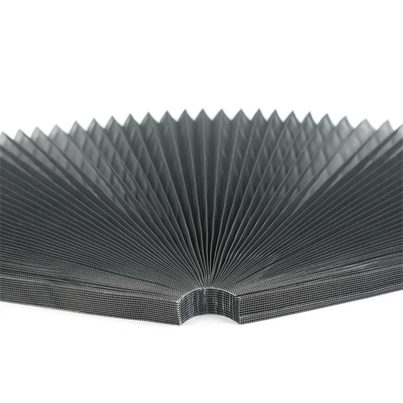 Pleated Window Screen Polyester Retractable Fly Screens Windows ...