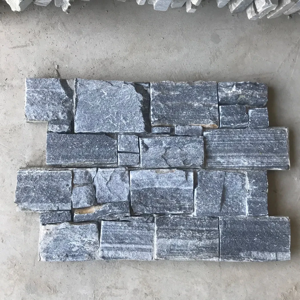 Natural Blue Quartzite Cladding Panels Exterior Wall Slate Cultural ...