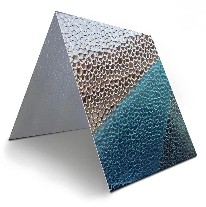 Hemispheric Spherical Stucco Embossed Aluminum Coil Sheet Plate For ...