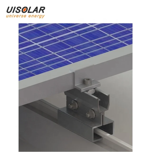 Standing Seam Metal Roof Aluminum Solar Panel Kliplok Roof Mounting System - Buy Solar Roof ...