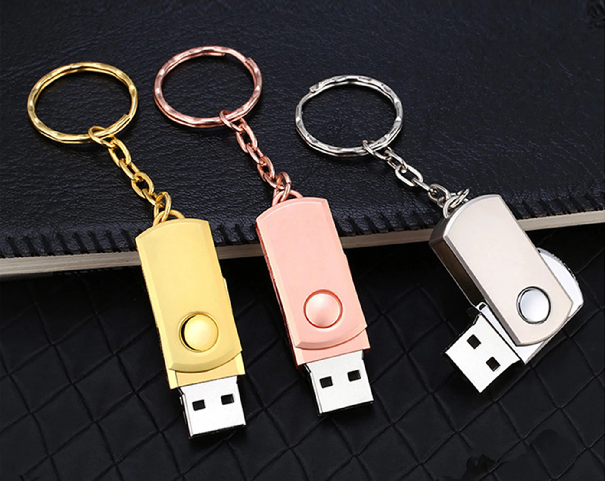 Swivel Small Metal USB 2.0/3.0 Flash Drive High Speed 2gb 4gb 8 Gb 16 ...