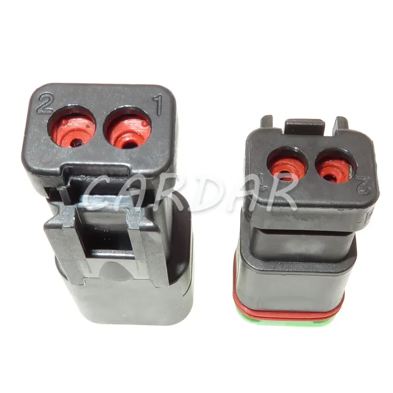 1 Set 2 Pin Deutsch Connector Kit Dt04-2p-e005 Dt06-2s-ep06 Waterproof ...