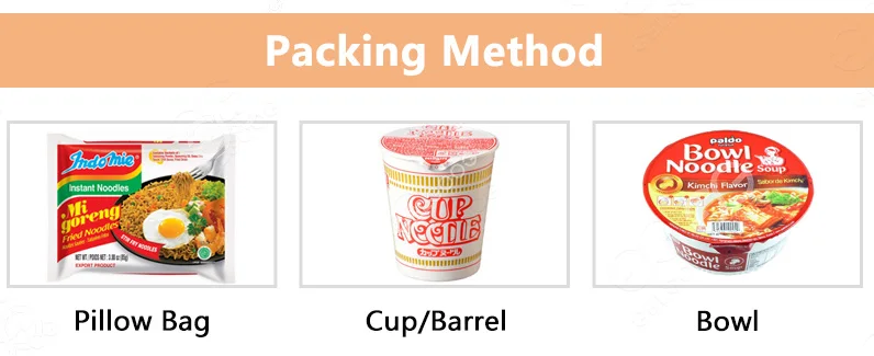 Gelgoog Automatic Cup Packing Instant Noodle square Round Fried Instant ...