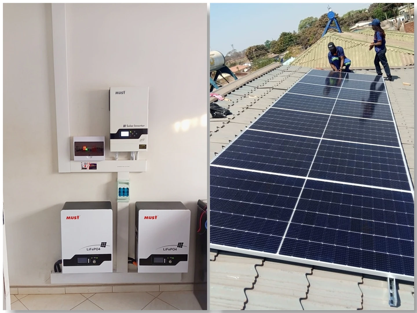 MUST 24V 5kwh Solar Panel Phosphate 200ah Battery Pack